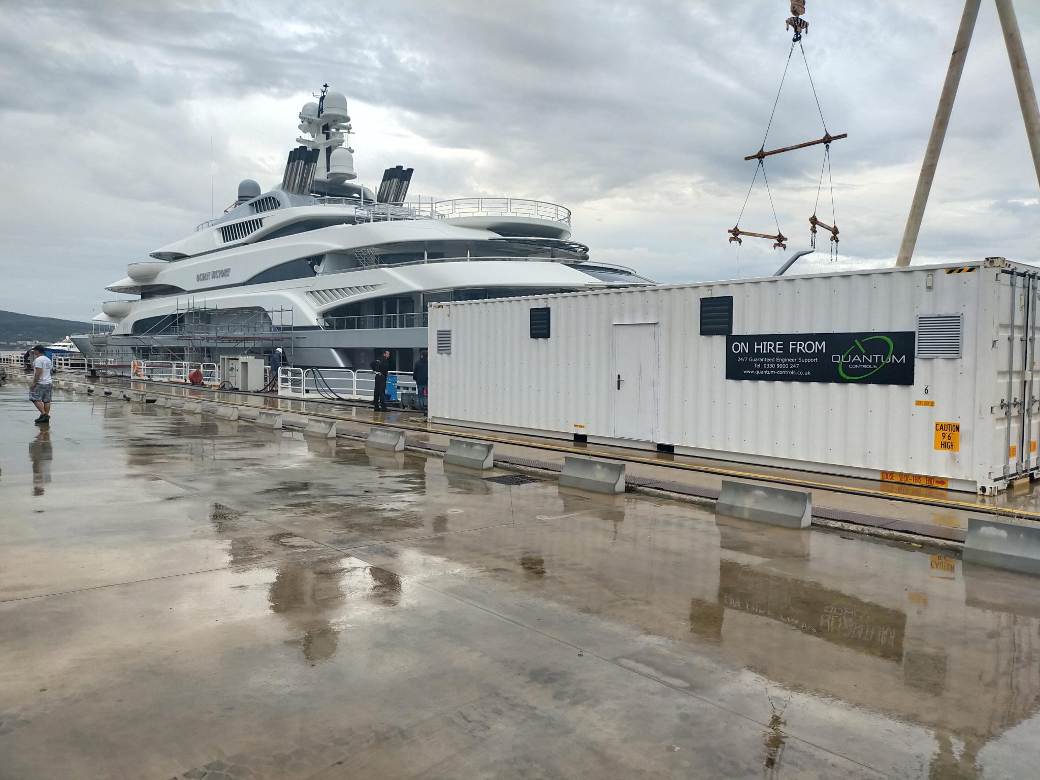 High power demand shore-to-ship solution. | Quantum Controls