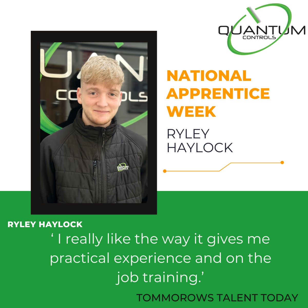 Quantum Apprentice Set On His HNC | Quantum Controls